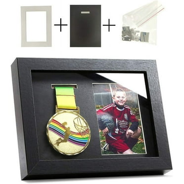 Himition Medal Display Box Sports Medal Wooden Display Frame Medal ...