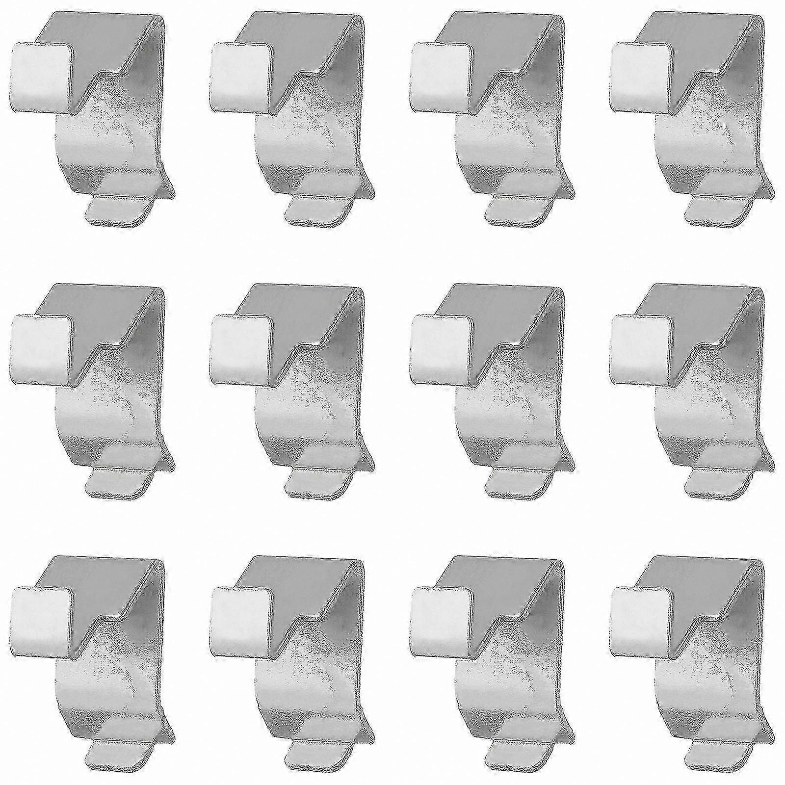 12-Pack Heavy Duty Metal Shelf Clips for Cabinet Storage Supports ...