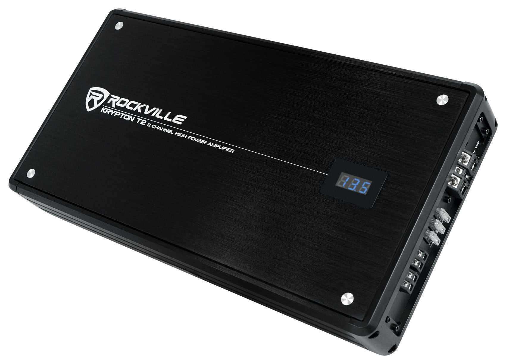 Rockville KRYPTON-T2 2800 Watt Peak/700w RMS 2 Channel Amplifier Car ...