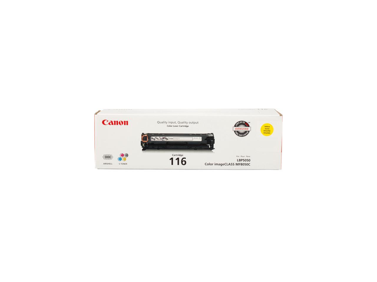 Canon 116 Toner Cartridge - Yellow - Walmart.com