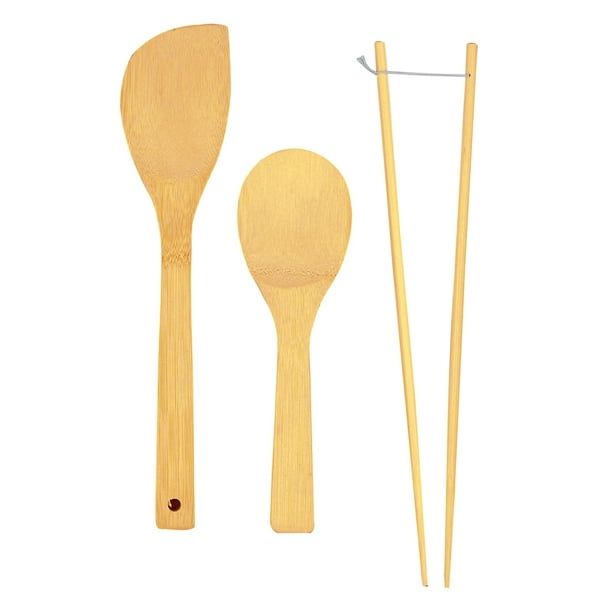 Helen Chen's Asian Kitchen Bamboo Kitchen Tools Cooking Utensils and ...