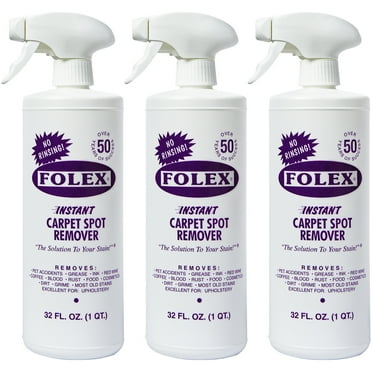 FOLEX 128 oz Instant Carpet Spot Remover Carpet Cleaner Gallon Refill ...