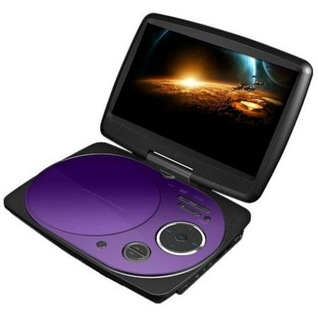 9-In Swivel Portable DVD Player Purple | Walmart Canada