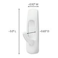 Command Medium Utility Hooks, White, Damage Free Organizing, 2 Hooks ...
