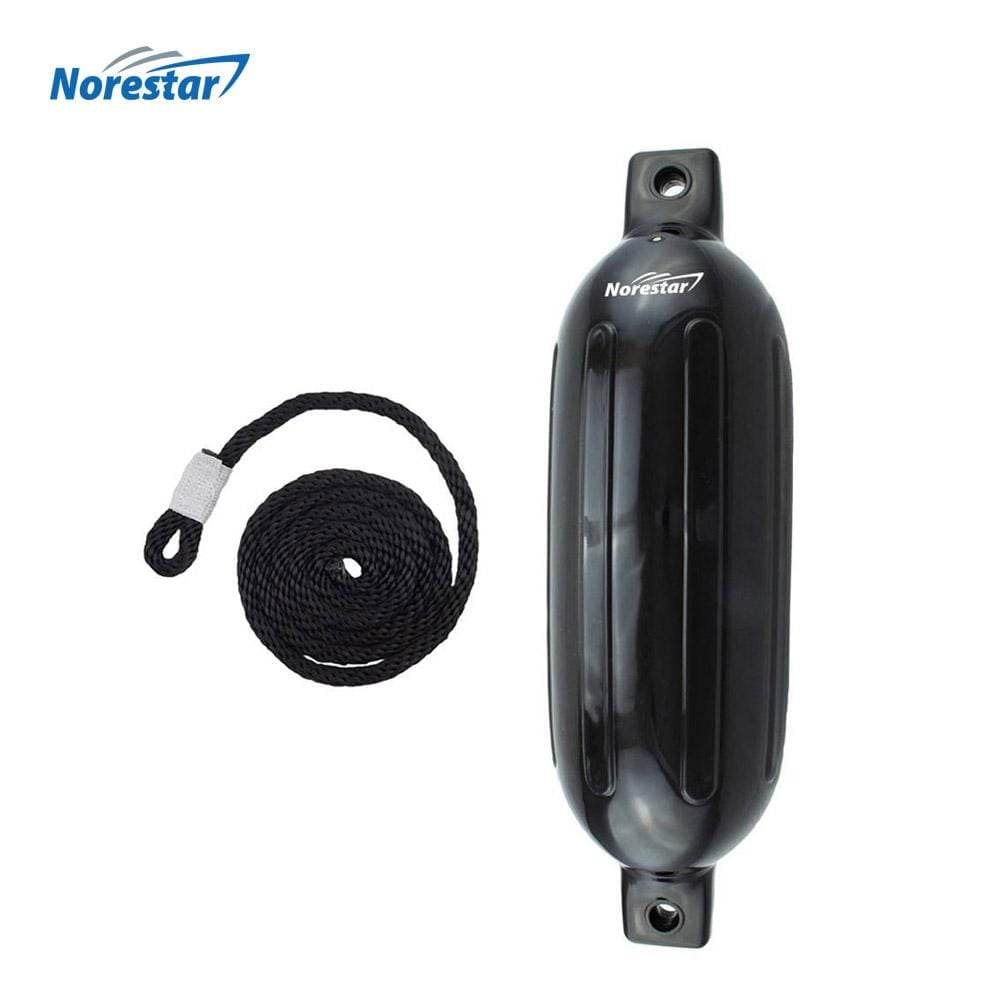 Double-Eye Ribbed Boat Fender with Fender Line, Deflated - Walmart.com