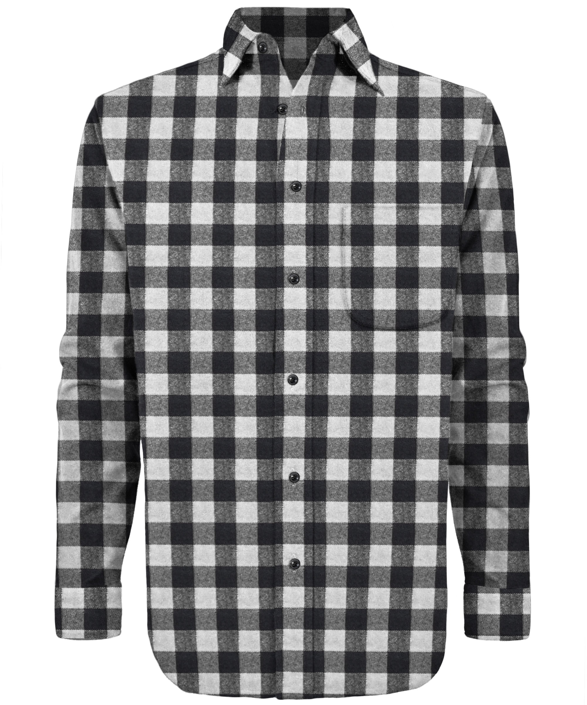 Victory Outfitters Men's Brush Yarn Dyed Patterned Flannel Button Up ...