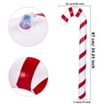 TETOU 6pc Large Inflatable Christmas Candy Cane Balloons, Outdoor Yard ...