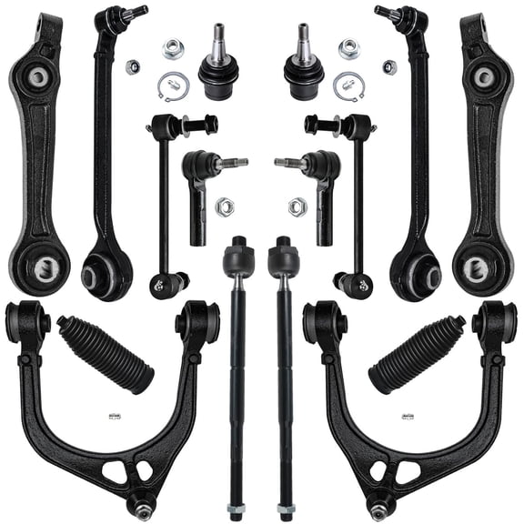 Detroit Axle - 16pc RWD Front Control Arms, Suspension Kit for Chrysler ...