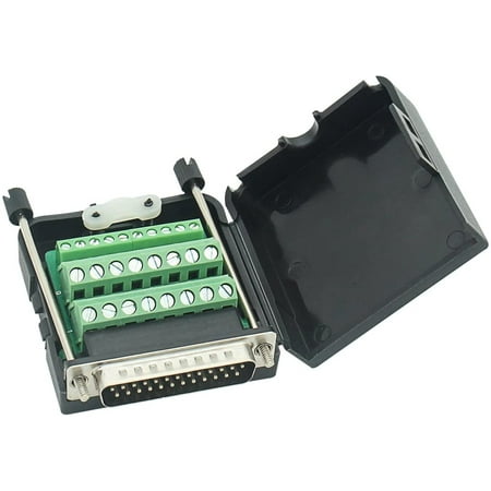 Connector DB25 D-SUB Male Adapter 25-pin Port Adapter to Terminal ...