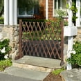 WANGBOY 2 Pack Expandable Accordion Dog Gate Wood Pet Fence Safety ...