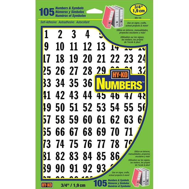 Vinyl Numbers