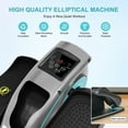 Under Desk Elliptical Machine, Electric Seated Pedal Exerciser Quiet ...