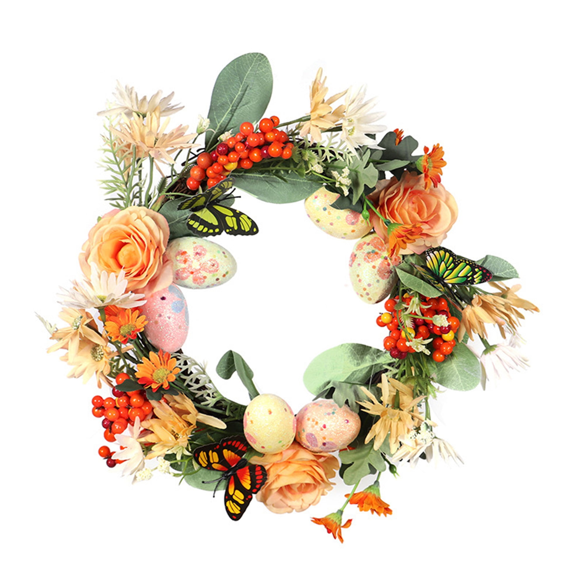 Wreaths & Door Hangers Easter wreath with butterfly Home & Living etna ...