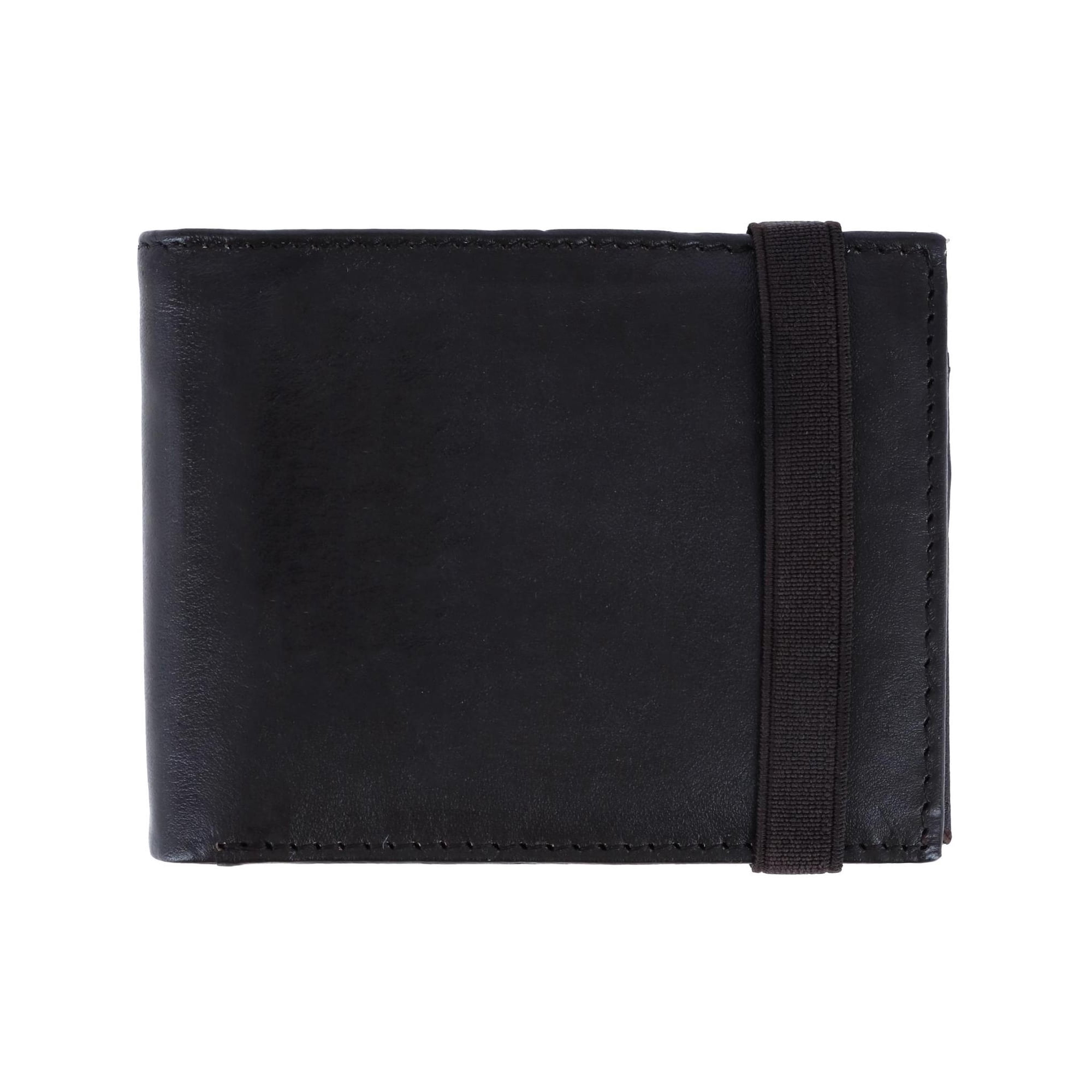 Click here for Ctm Bifold Wallet With Elastic Keeper Strap (Mens) prices