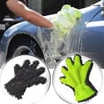 Chenille Car Wash Glove Mitt, Microfiber Premium Polishing Cleaning ...