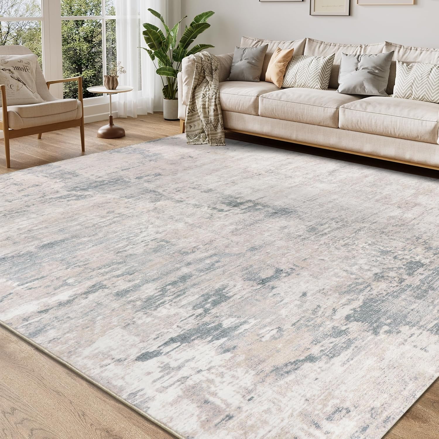 Click here for Nobrand Modern Abstract Area Rug X Washable Large... prices