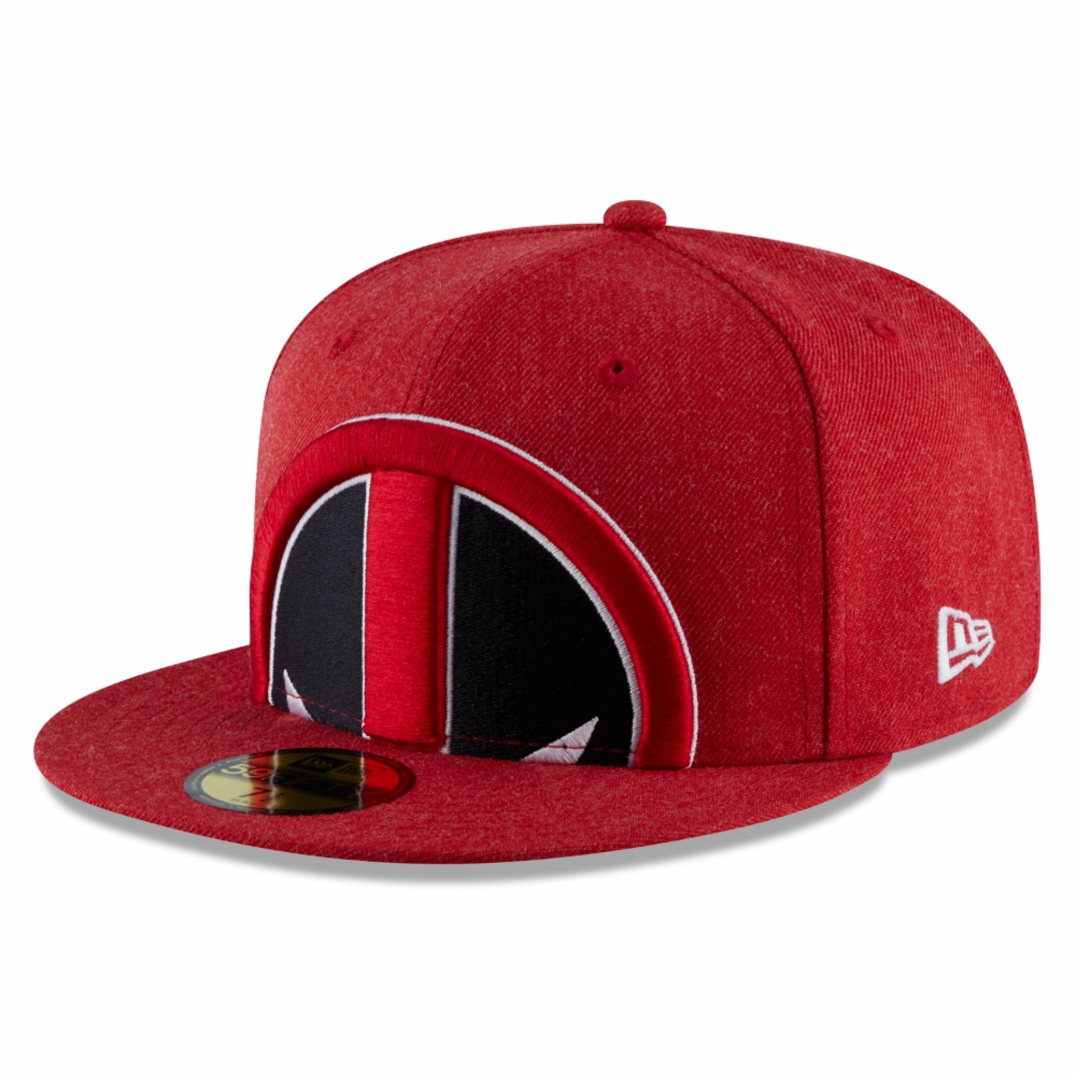 Deadpool Symbol Color Trim New Era 59Fifty Fitted Hat-7 1/2 Fitted ...