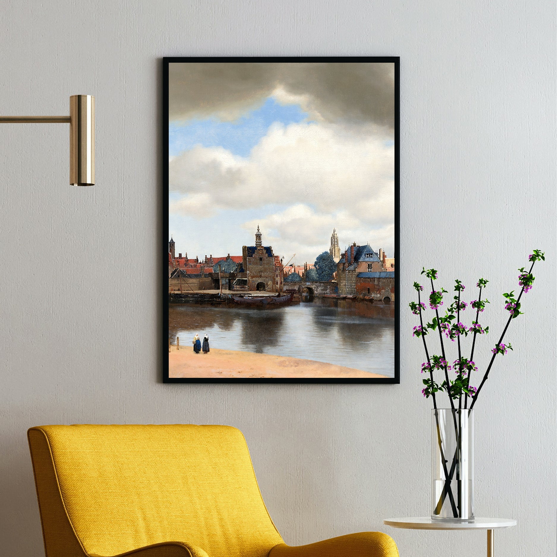 View of Delft - ca. 1660–1661 | Johannes Vermeer | Premium Fine Art ...