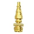 1/4" Connect to 1lb Propane Gas Tank Adapter Easy Assembly Brass for ...