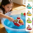 Green Cartoon Submarine Children Sliding Press Toy Car Inertia Vehicle ...