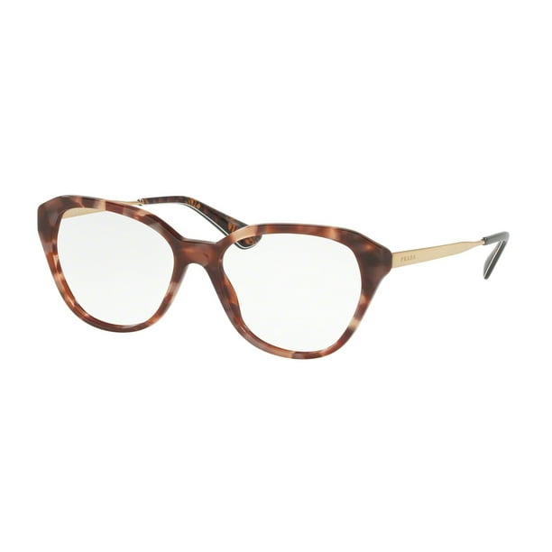 Prada 0pr 28sv Optical Full Rim Square Womens Eyeglasses Size 52 Pink Havana