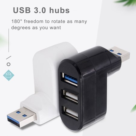 3-Port USB Hub USB3.0 Splitter Laptops Docking Station Extender ...