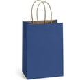 ANHXN Small Gift Bags with Handles Kraft Paper Bags Bulk for Party ...