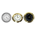 Pack of 3 Round Clock Insert With Numerals Clock Face Metal Mini Clock ...