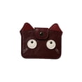Darzheoy Mini Leather Coin Purse, Soft Slim Card Wallet with Magnetic ...