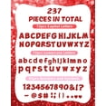 237 Pcs Glitter Bulletin Board Letters, Numbers and Punctuation, Poster ...