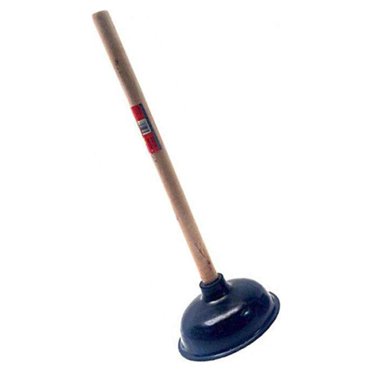 Great Value Deluxe Toilet Plunger with 16in Ergonomic Plastic Handle ...