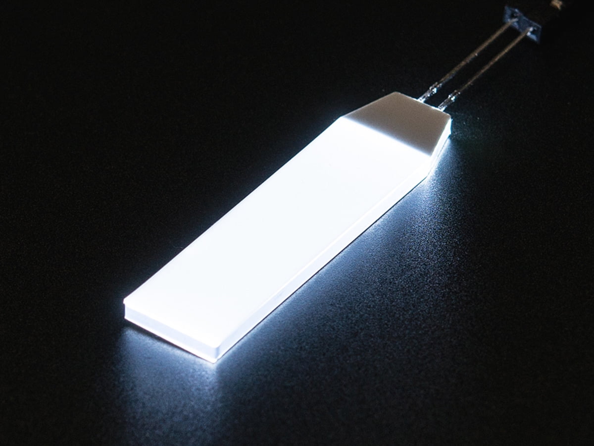 Adafruit White LED Backlight Module - Small 12mm x 40mm - Walmart.com