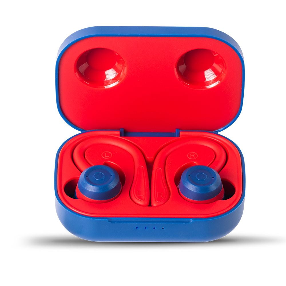 Earbuds TWS Deportivo STF Dash Azul/Rojo | Walmart en línea