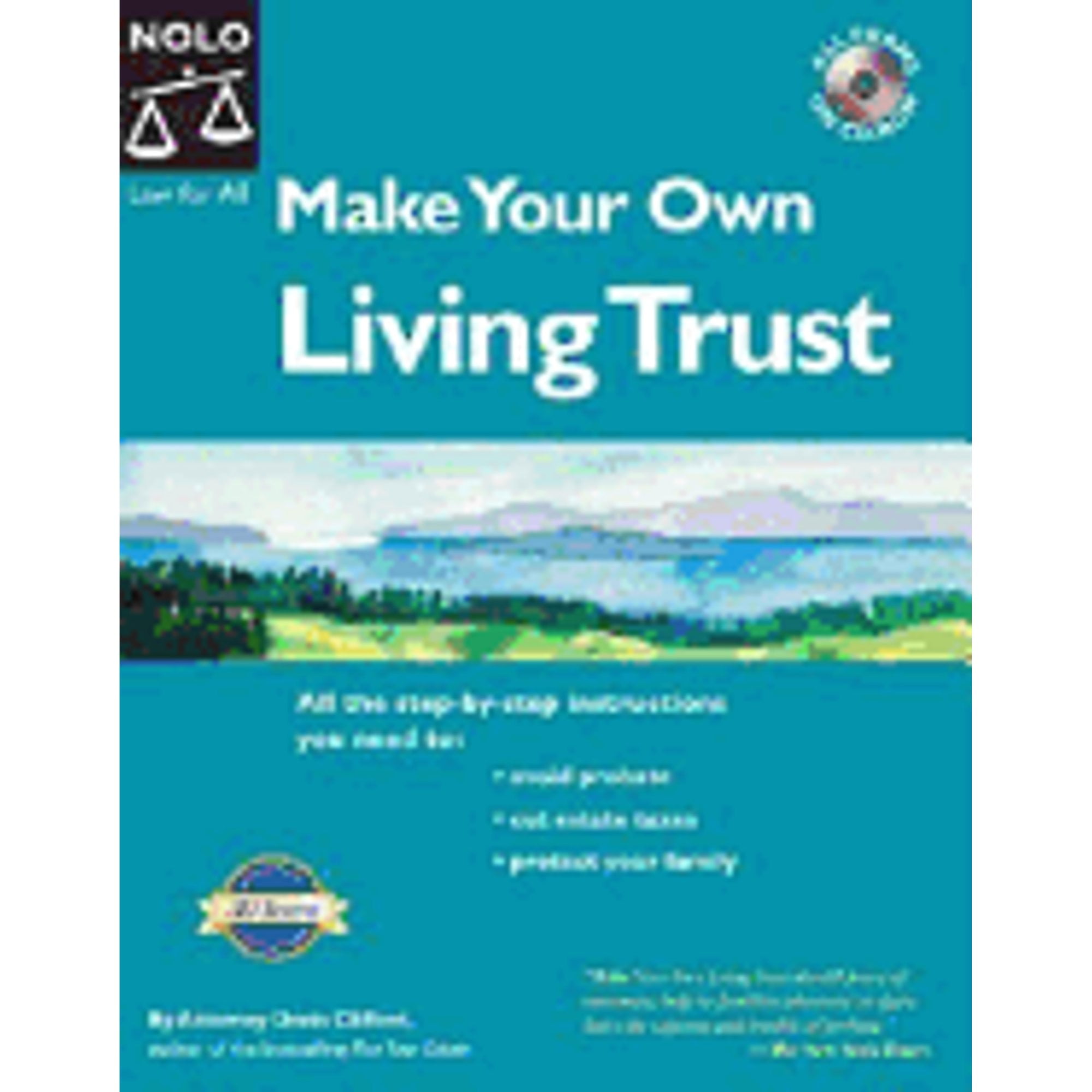 Make Your Own Living Trust With CD Pre Owned Paperback 9781413300963 make-your-own-living-trust-with-cd-pre-owned-paperback-9781413300963