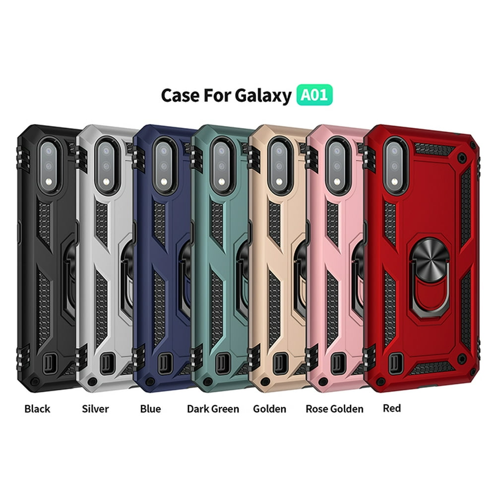 Samsung A01 Phone Case, Kickstand Slim Strong Protective Multi-Function ...