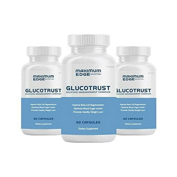 Suplemento Kivus Glucotrust, paquete de 3 | Bodega Aurrera en línea