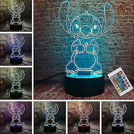 Attoe Stitch Night Light, Lilo And Stitch 3d Led Stitch Toys ...