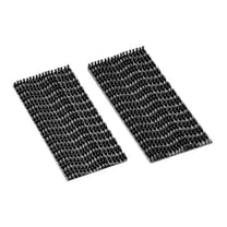 Reclosable Fastener Shapes, Acrylic Adhesive, 3 in, 1 in Wd, Clear, 100 ...