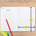 5" x 7" College Ruled Composition Book, Assorted Colors, 80 Pages, Hard ...