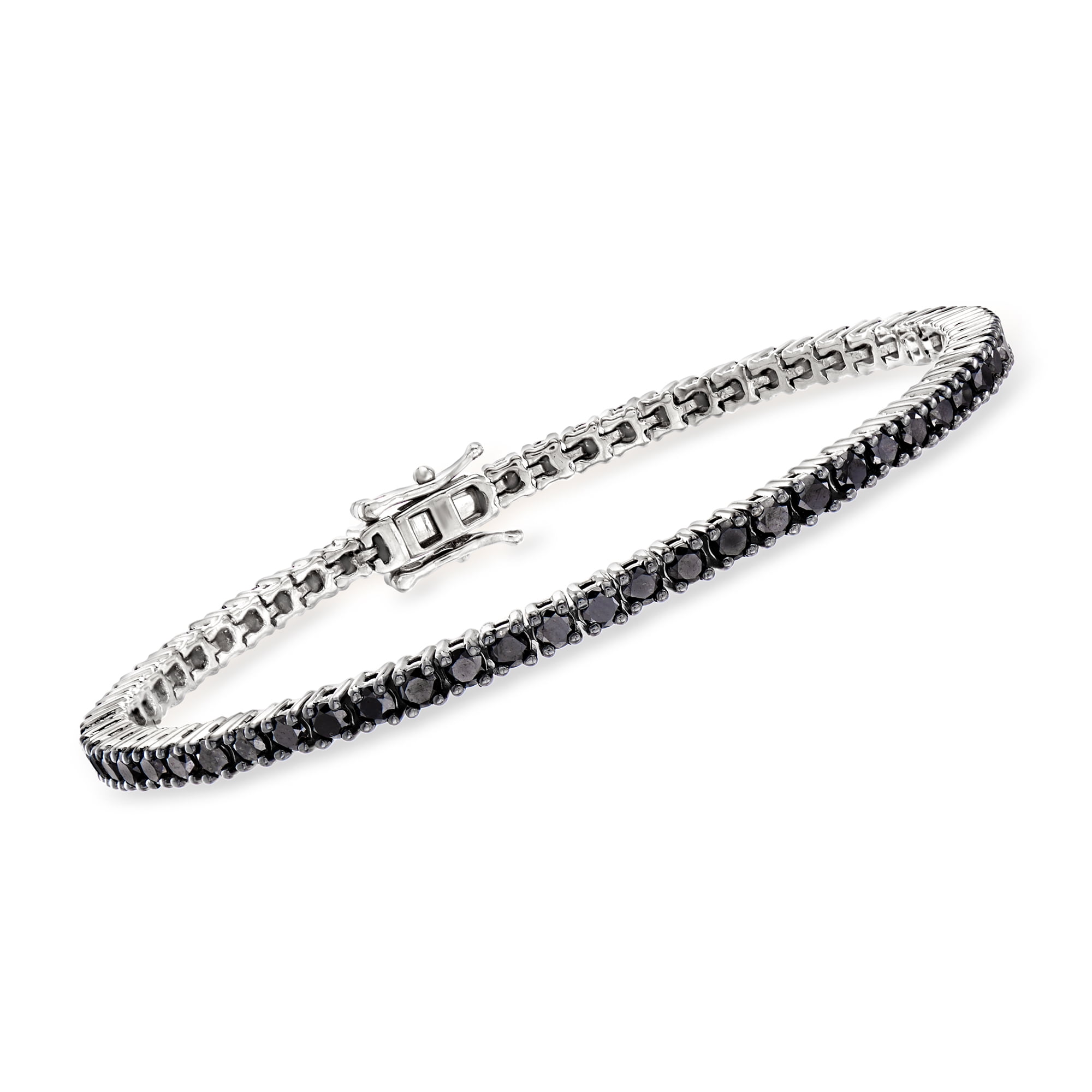 Ross Simons Ross Simons 5 00 Ct T W Black Diamond Tennis Bracelet