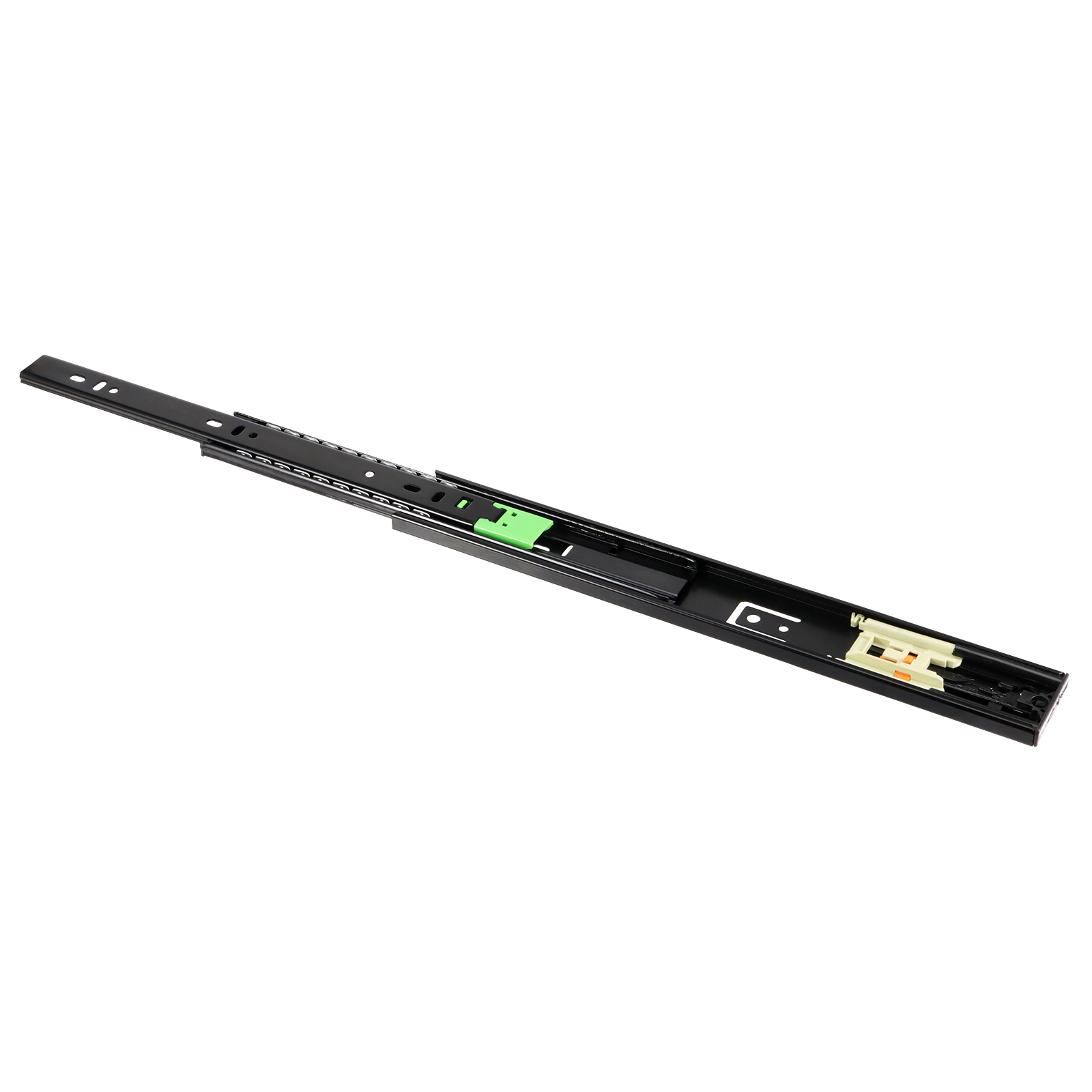 Buy ZOENHOU 10 Inch 55 Lb Drawer Railing Slides, 3 Pairs Ball Bearing ...