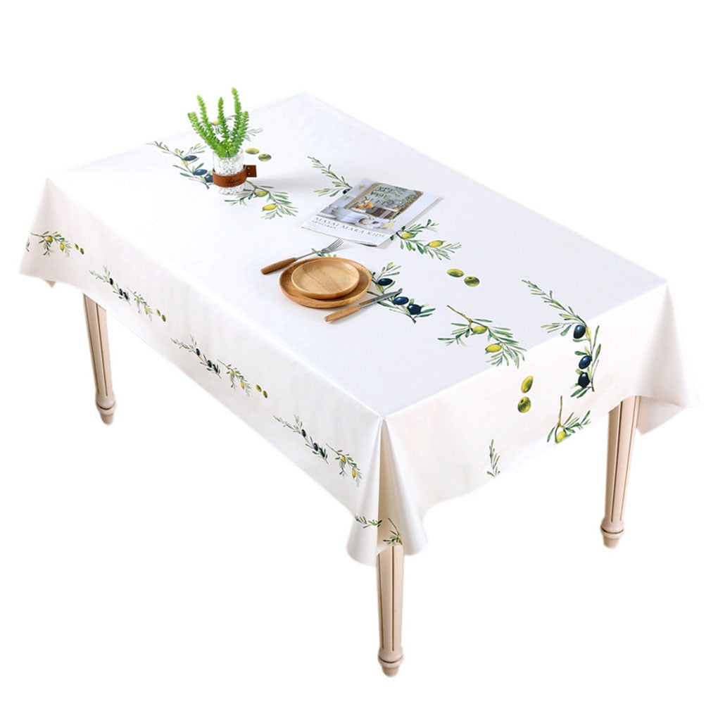 babydream1 Waterproof Table Cloth Rectangle Oil Proof Tablecloth Stain ...