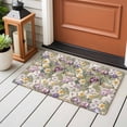 Spring Flowers Front Door Rugs 2x3 ft Vintage Oil Painting Pink White ...
