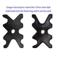 Pool Billiard Cue Bridge Head Plastic Slip-On Bridge Portable Unique ...