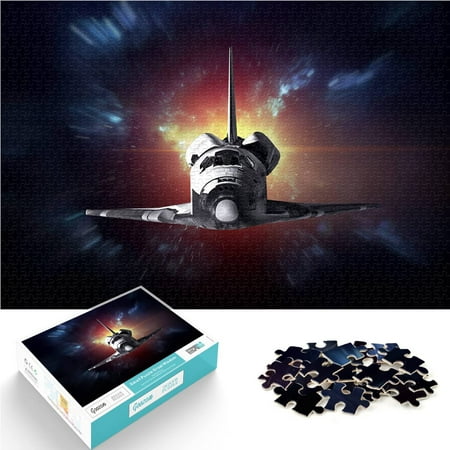 Space Shuttle 1000 Piece Circular Puzzle Brain Intelligence Challenge ...