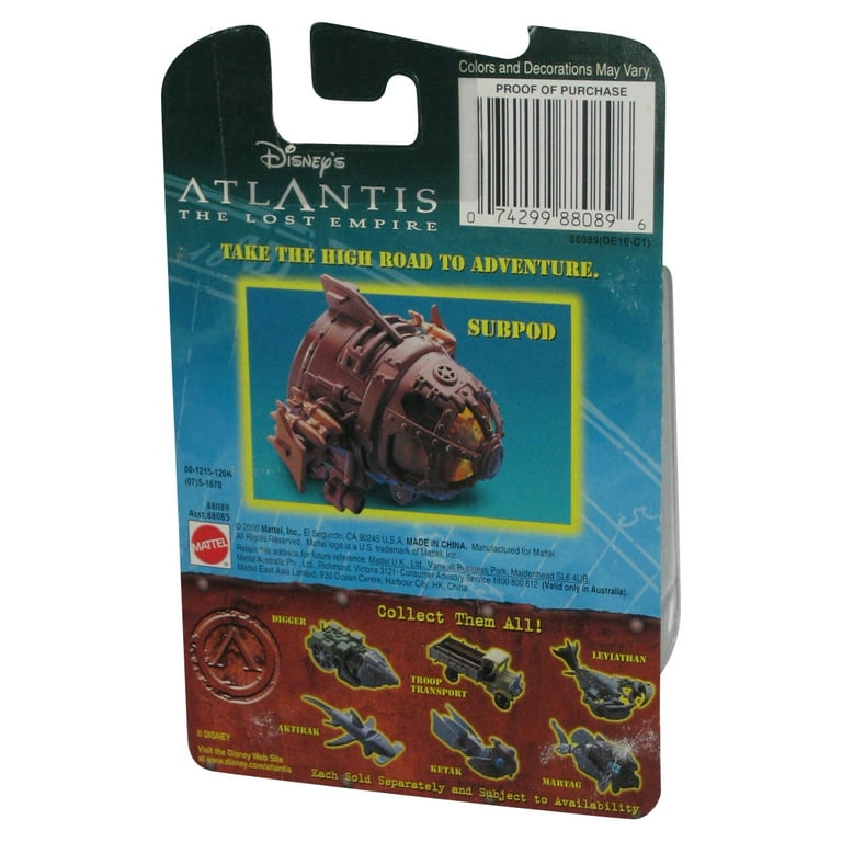 Atlantis The Lost Empire Submarine Toy