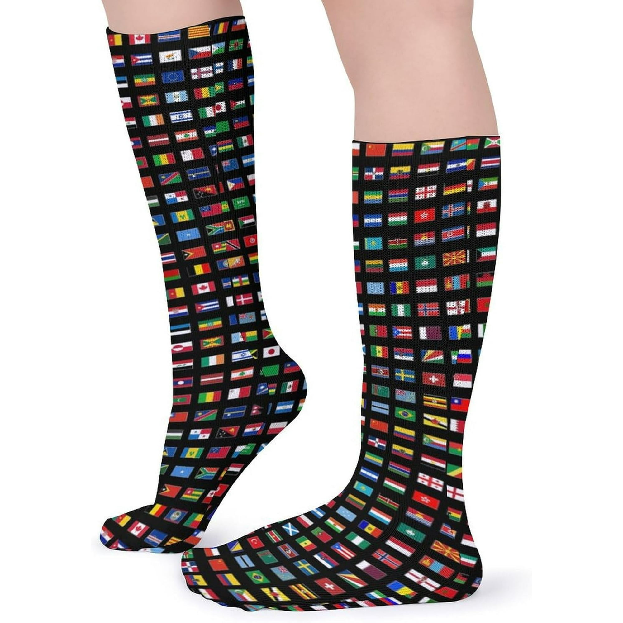 Click here for Sevebj World Flags Socks For Women Men Soft Breath... prices