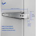 Lontan 22inch Heavy Duty Drawer Slides, Soft Close Full Extension ... Lontan 22inch Heavy Duty Drawer Slides, Soft Close Full Extension ...