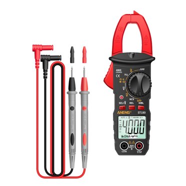 UEi DL369 Digital Clamp Meter HVAC Auto-Ranging 4000 Counts Volt Meter ...