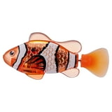 Robo Alive Electronic Interactive Fish Orange Water Activated Color ...